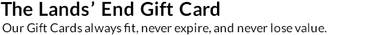Gift Card Product from Lands' End